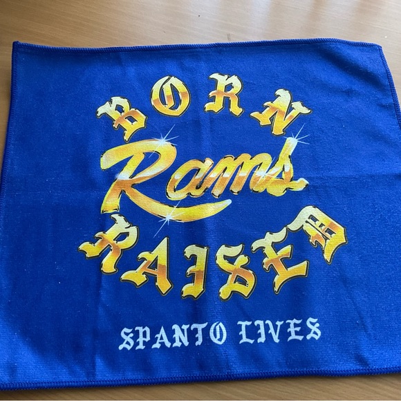 Other | New La Rams Sga 91723 Born Raised Towel Spanto Lives Sofi ...